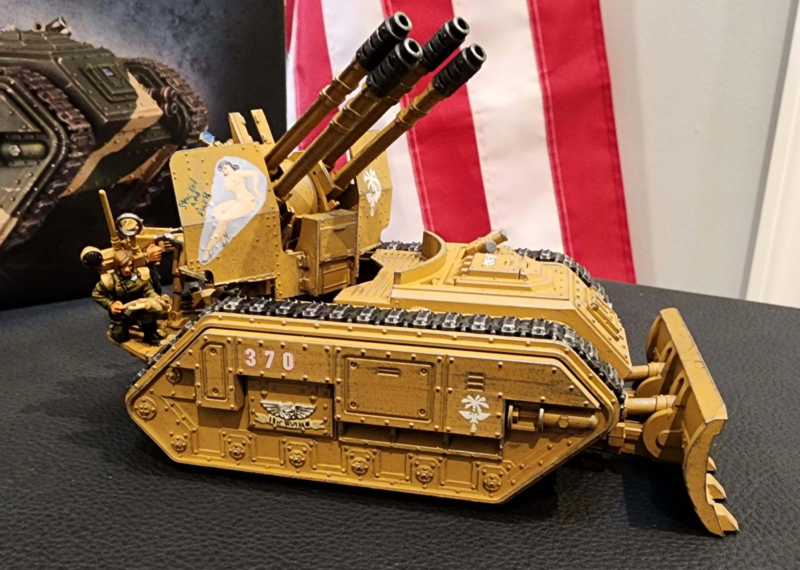 Afrika Korps, Conversion, Dak, Imperial Guard, Nsfw, Warhammer 40,000 - Flakvierling Hydra ...